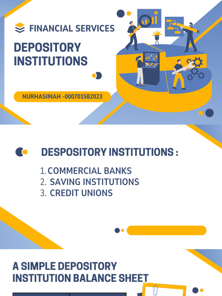 Overview of Depository Institutions | PDF | Federal Deposit Insurance ...