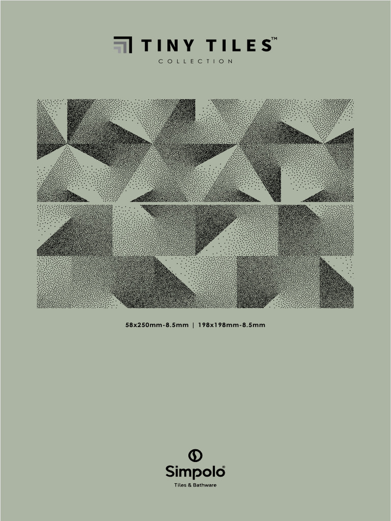 007 Tiny Tiles Collection Simpolo | PDF | Tile | Masonry