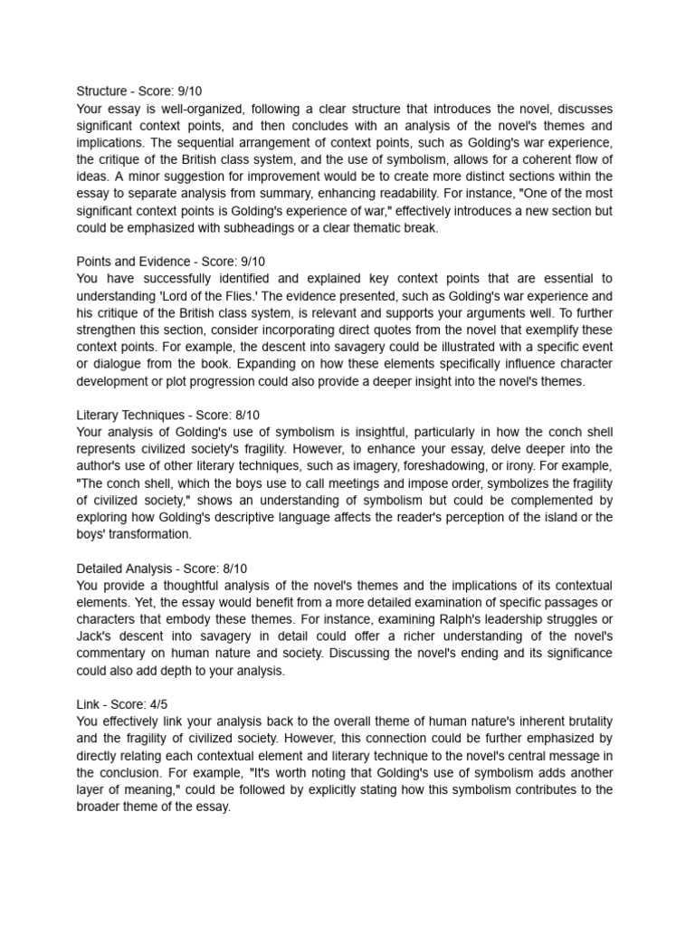 Week 3 English Teacher Comments | PDF | Essays | Narrative
