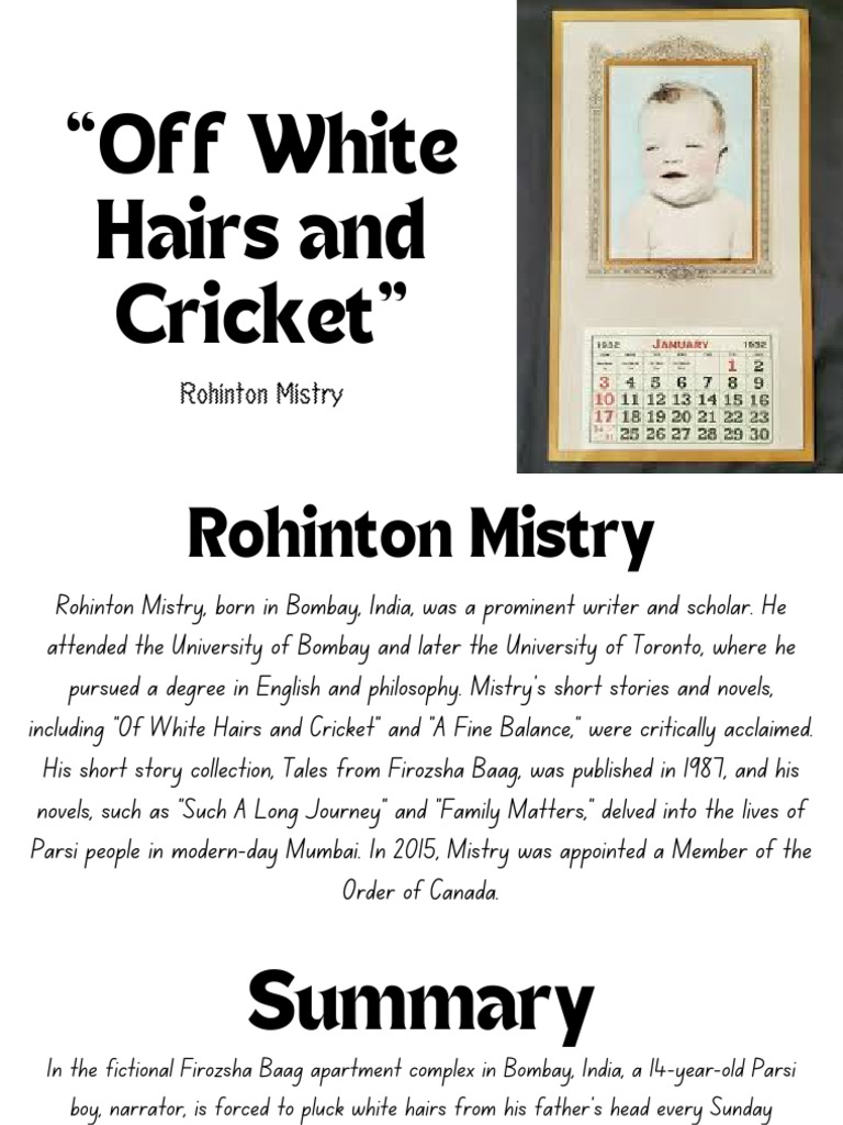 Off White Hairs and Cricket | PDF | General Fiction