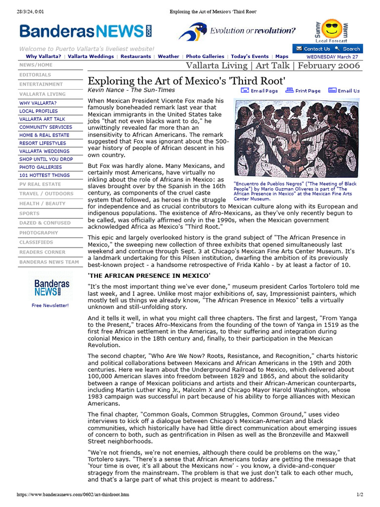 Third Root Exploring The Art of Mexico's 'Third Root' | PDF | Mexico