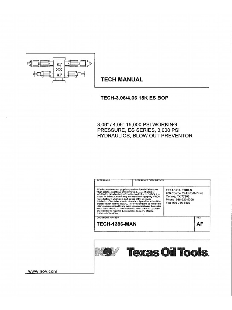 Manuale BOP TOT Quad 4.06 15K | PDF