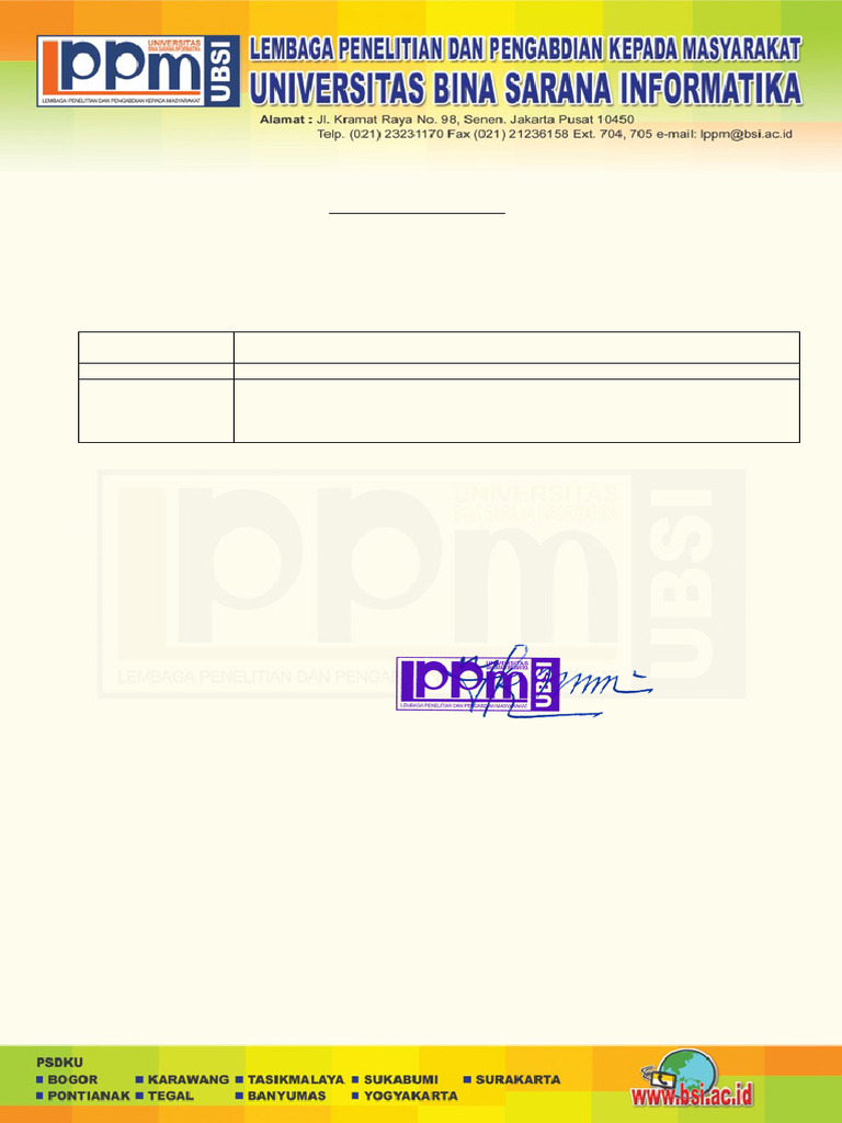 Surat Tugas PPPM 2022 | PDF