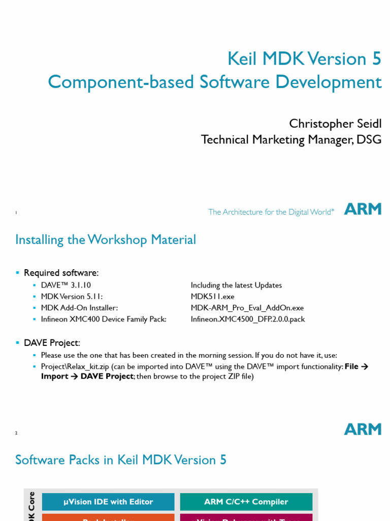 5 - Keil MDK Version 5 - Hands-On | PDF | Usb | Computing