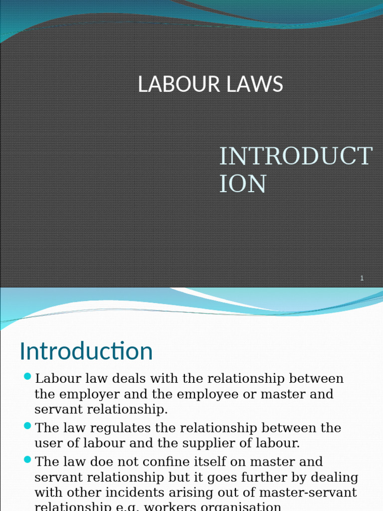 labour law notes | PDF | Cost Of Living | Labour Law
