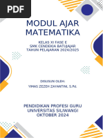 Modul Ajar Matematika Kelas XI Matriks DeepLearning | PDF