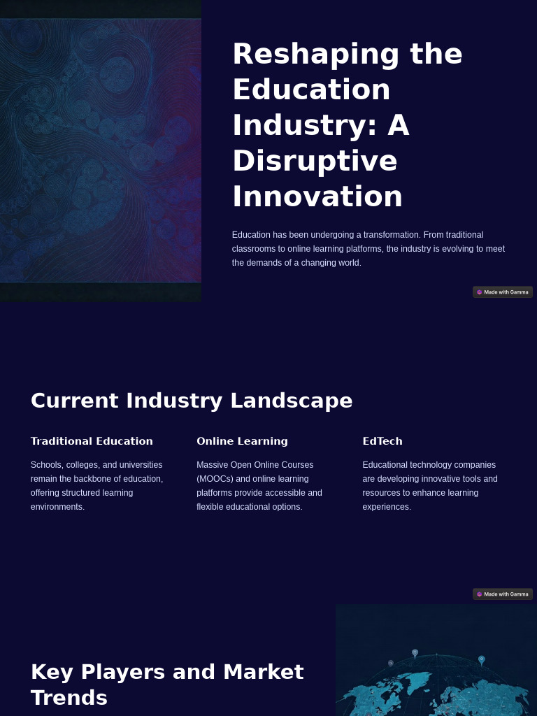 Disrupting Education with AI Learning | PDF | Educational Technology ...