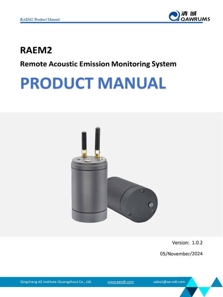 RAEM 2 Acoustic Wave (Acoustic Emission) Monitoring System | PDF ...