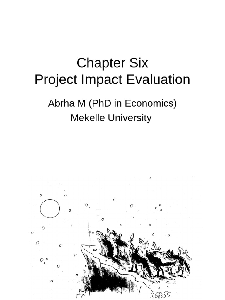 Chapter Six - Project Impact Evaluation | PDF | Methodology