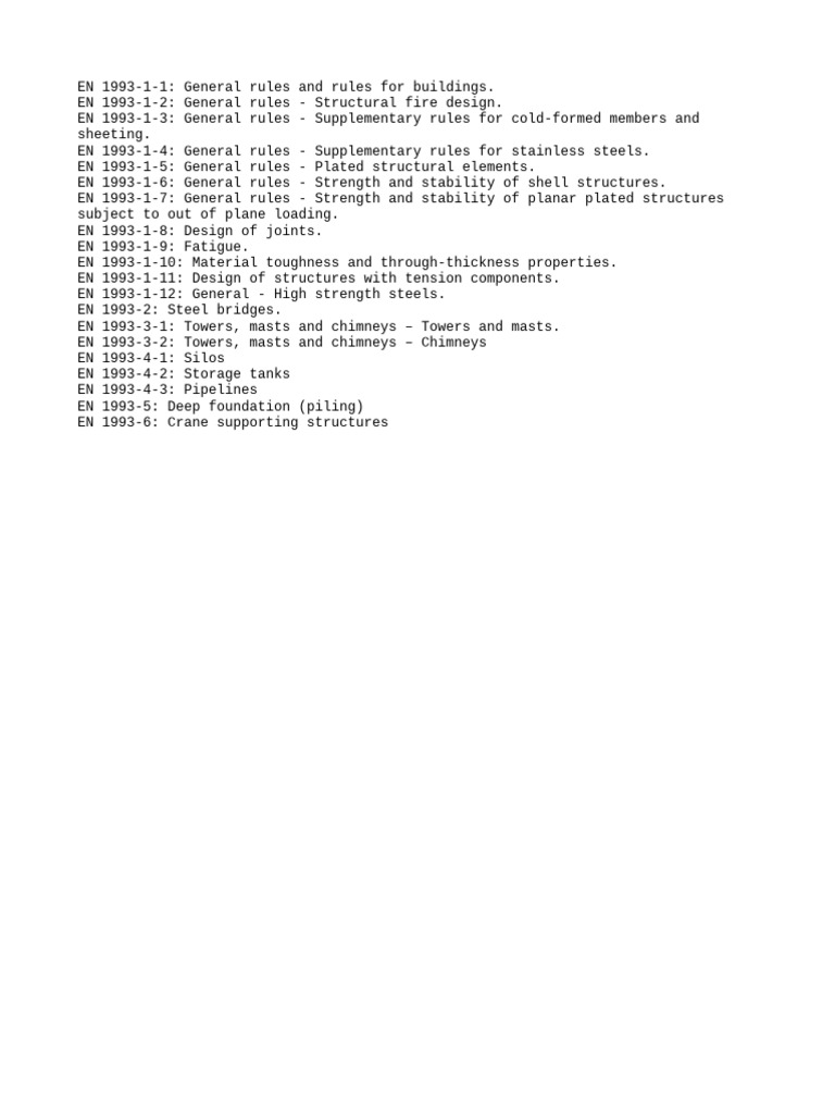 Eurocode 3 Documents | PDF | Technology & Engineering