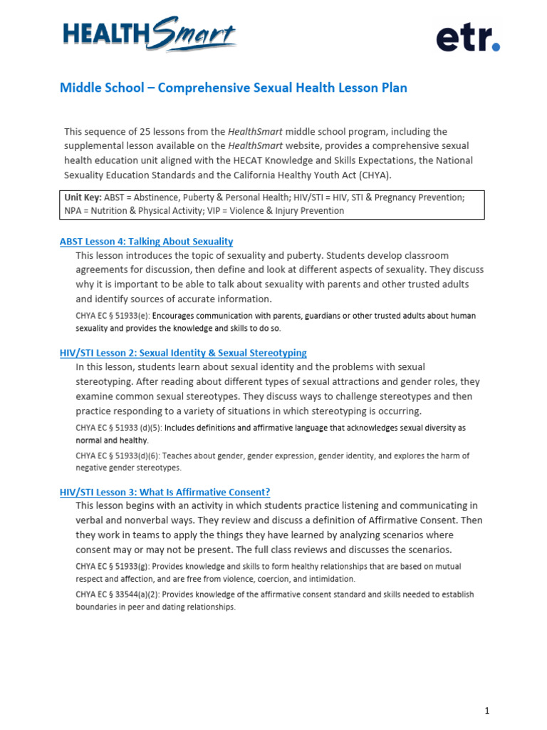 Sexual health lesson plan | PDF | Sexually Transmitted Infection | Safe Sex