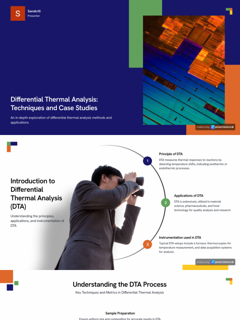 Differential Thermal Analysis Techniques and Case Studies | PDF