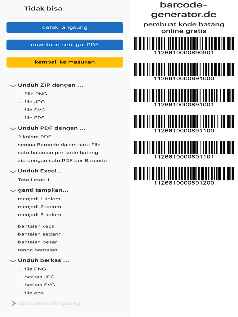 Barcode Generator Barcode Yang Anda Buat 3 Pdf
