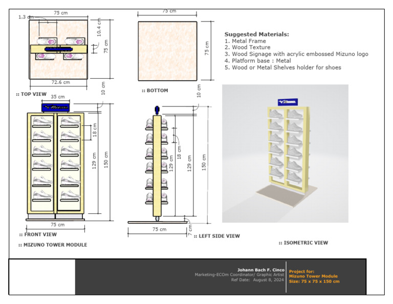 Tower Module Dual Display - Design 2 by JFC | PDF