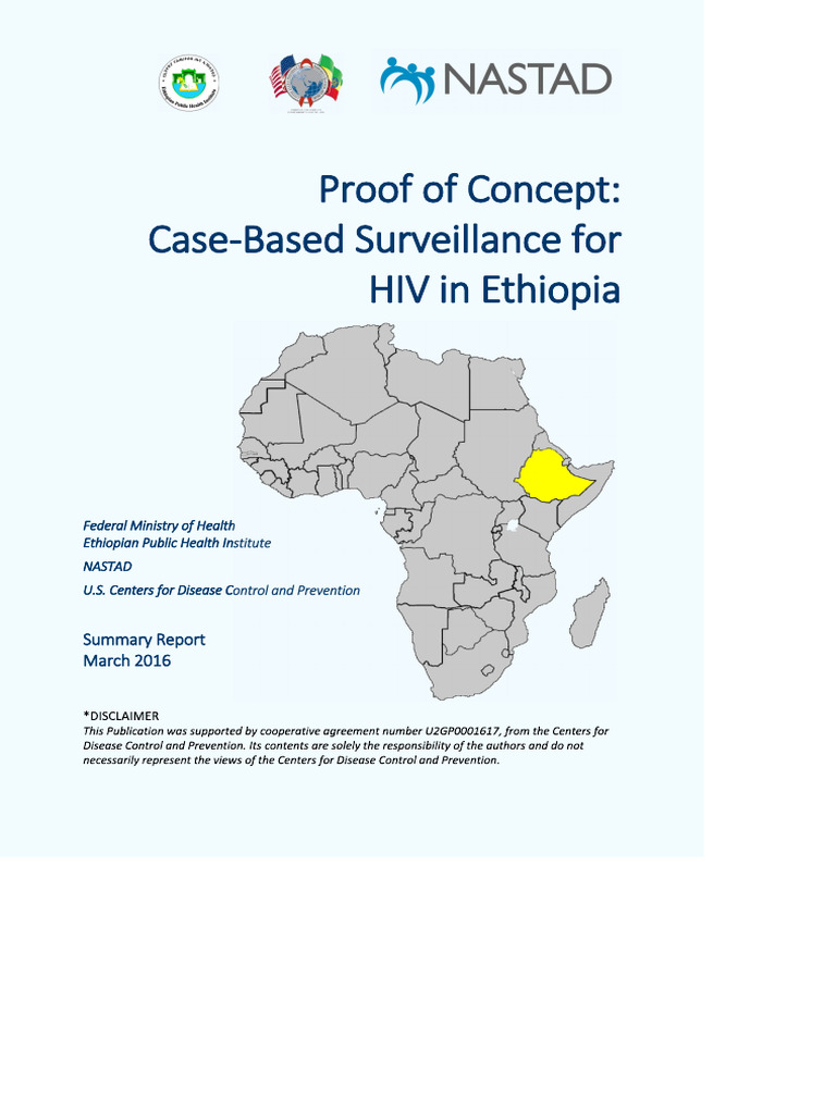 HIV Case Based Survillance For Ethiopia | PDF