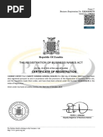 Business Name Registration Pacra | PDF