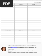 OneNote Weekly Planner Template | PDF