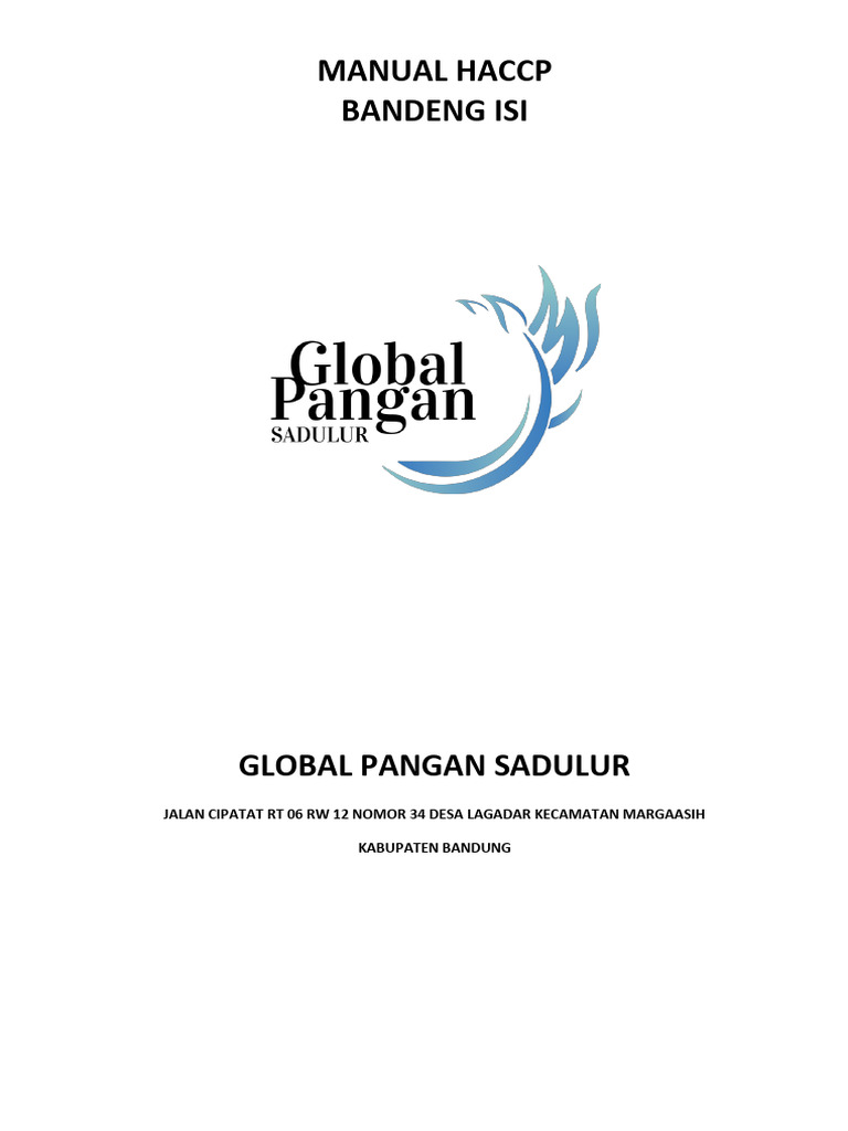 Manual HACCP GPS | PDF