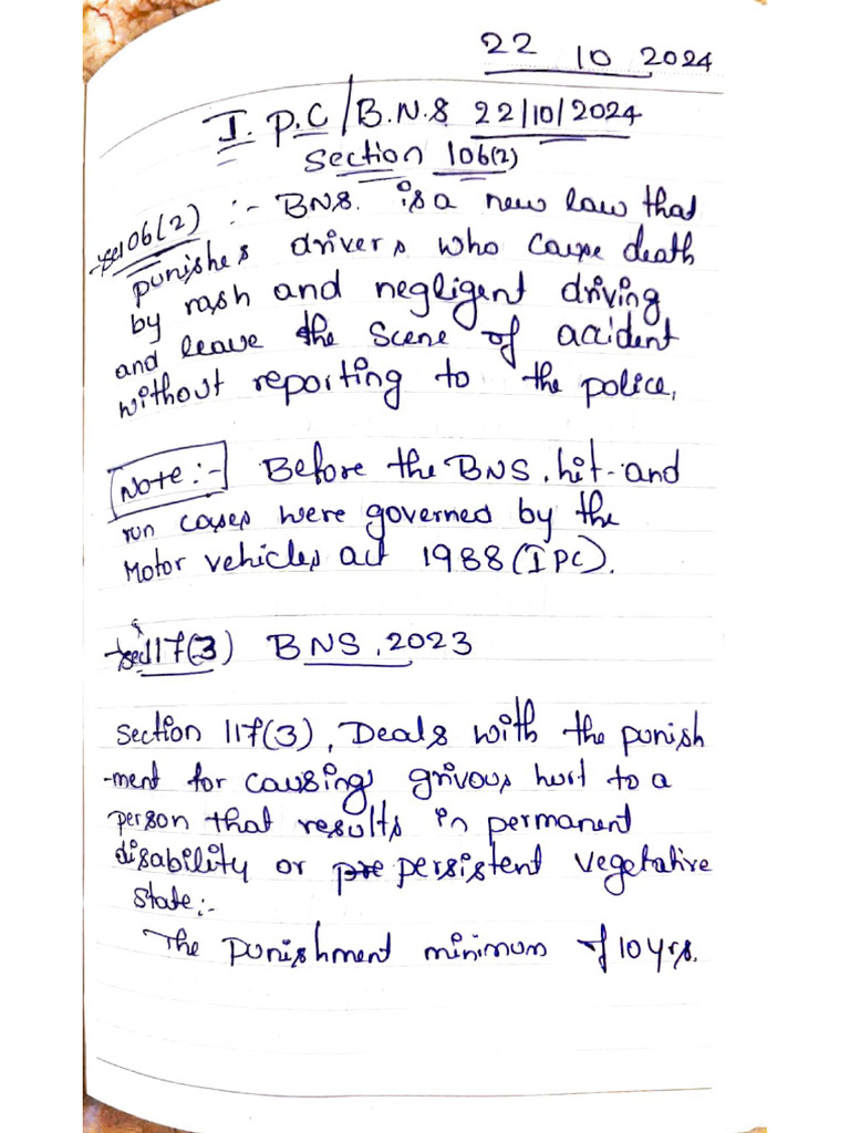 IPC to BNS Overview and Guidelines | PDF | Social Science | Science ...