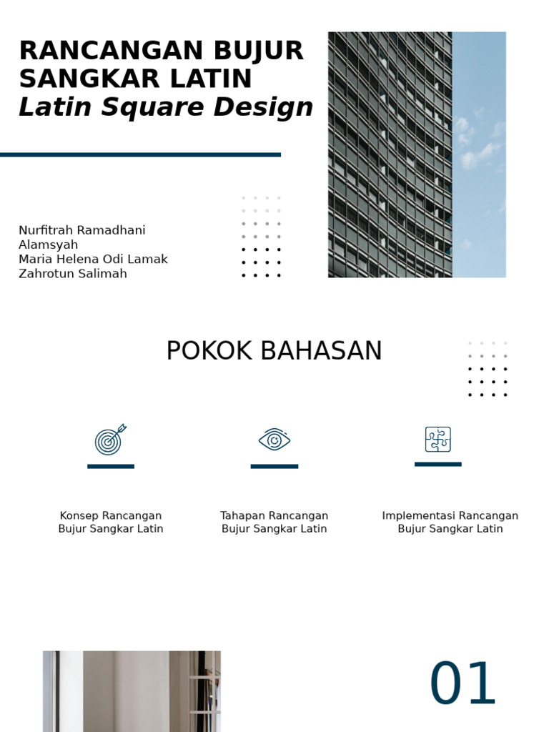 Rancangan Bujur Sangkar Latin dalam Eksperimen | PDF