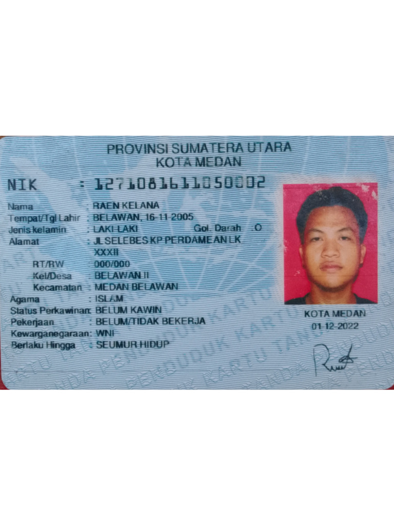 KTP Raen Kelana | PDF