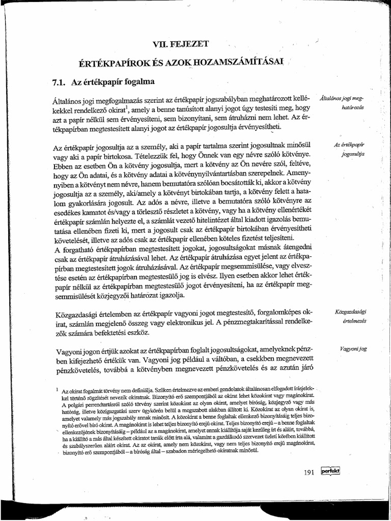 Penzgy 7 Fejezet | PDF