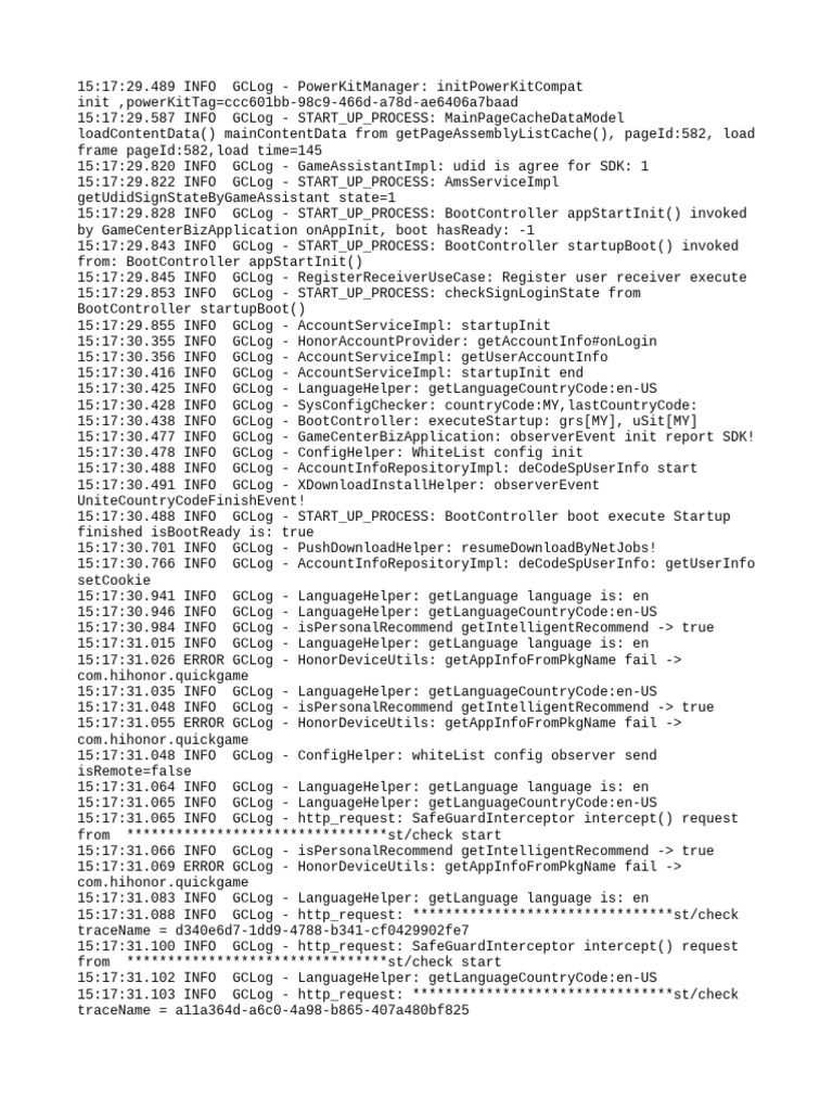 GameCenter Startup Log Analysis | PDF | Cyberspace | Computer Engineering