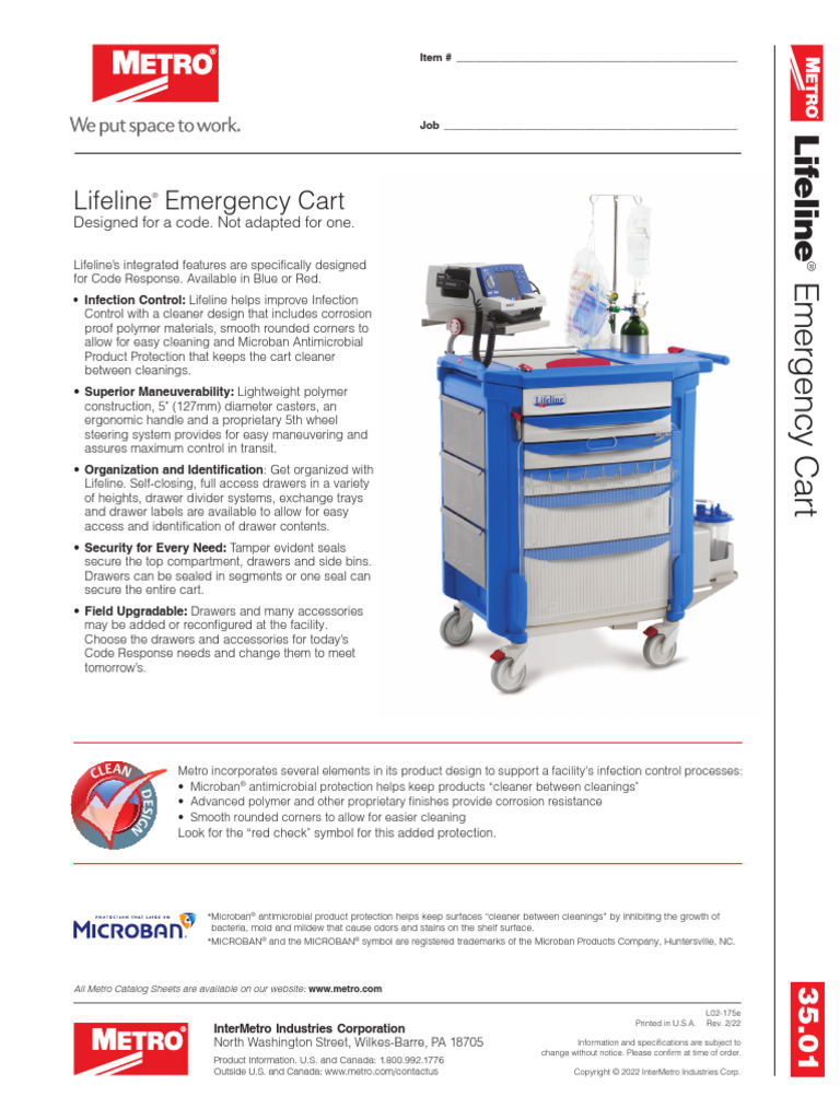 Lifeline - SPEC SHEET - 35.01 | PDF