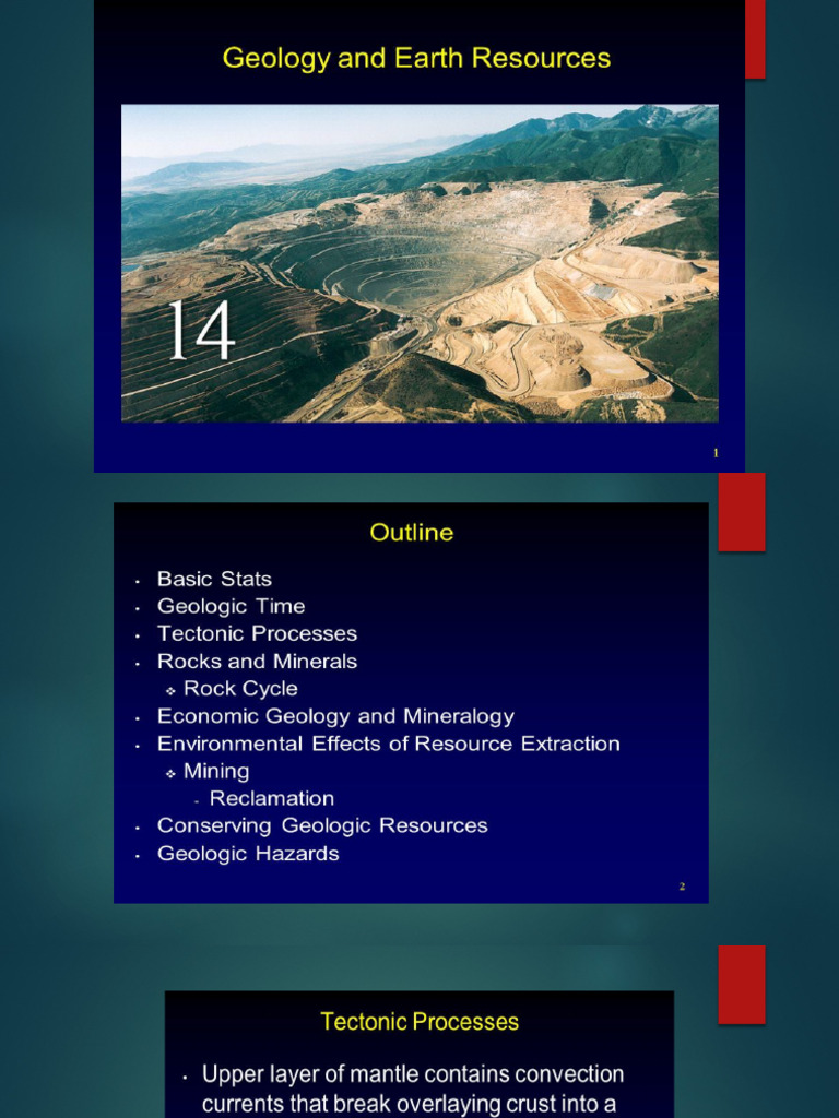Geology and Geologic Resources | PDF