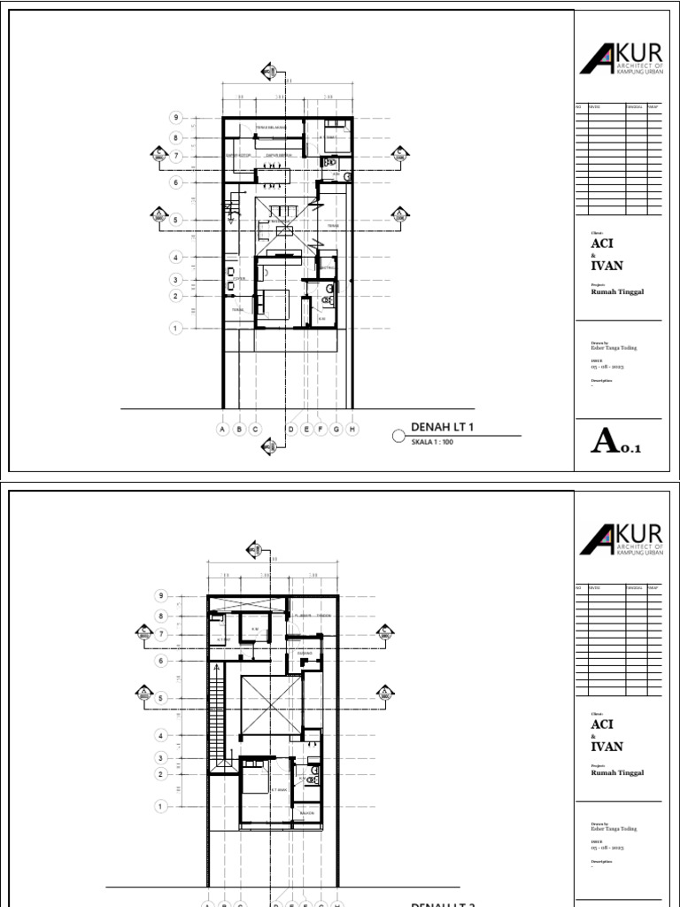 Gambar Kerja Rumah Aci | PDF