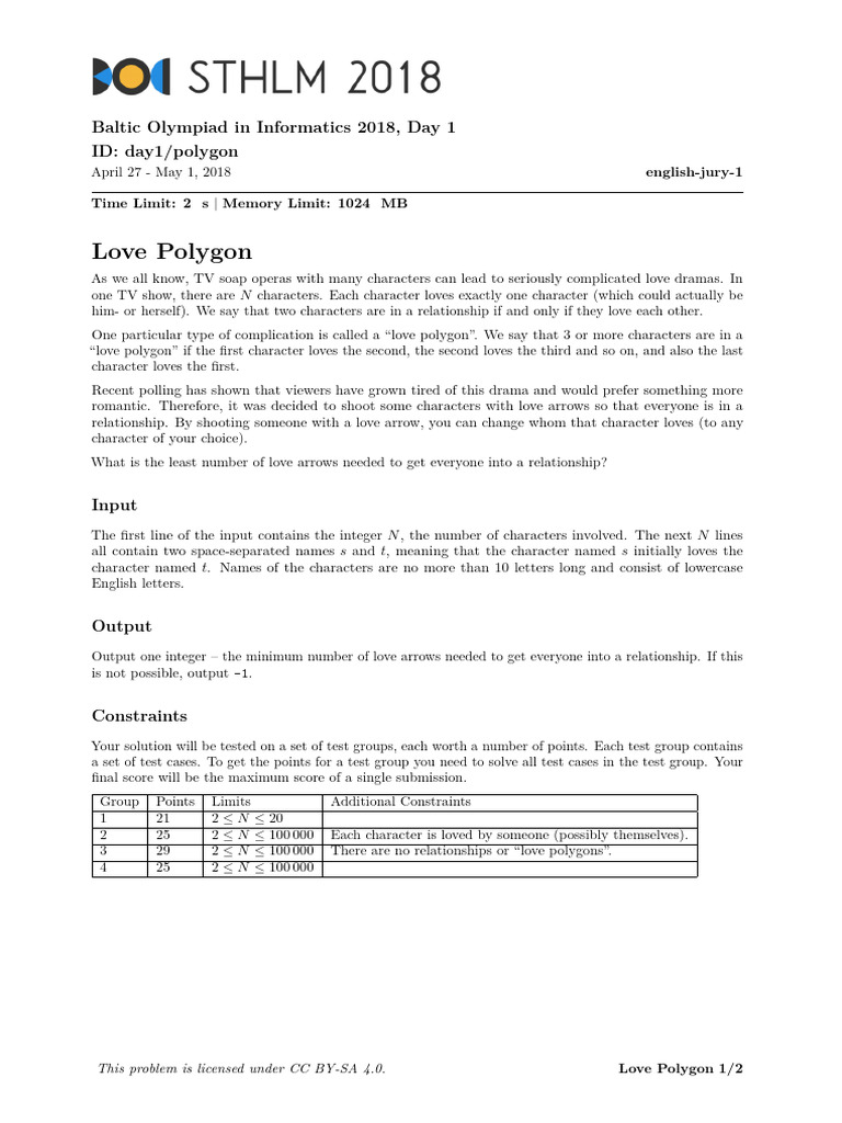Love Polygon Problem Solution Guide | PDF | Applied Mathematics