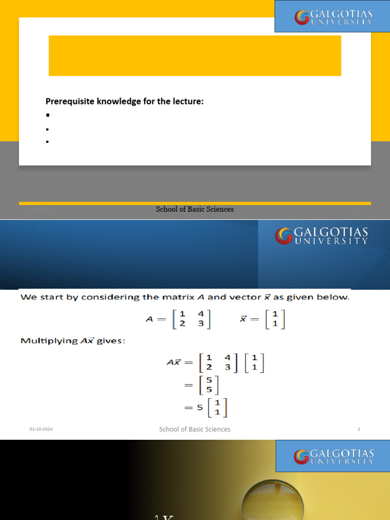 Eigen Values Eigen Vectors And Diagonalization Pdf Eigenvalues And Eigenvectors Matrix