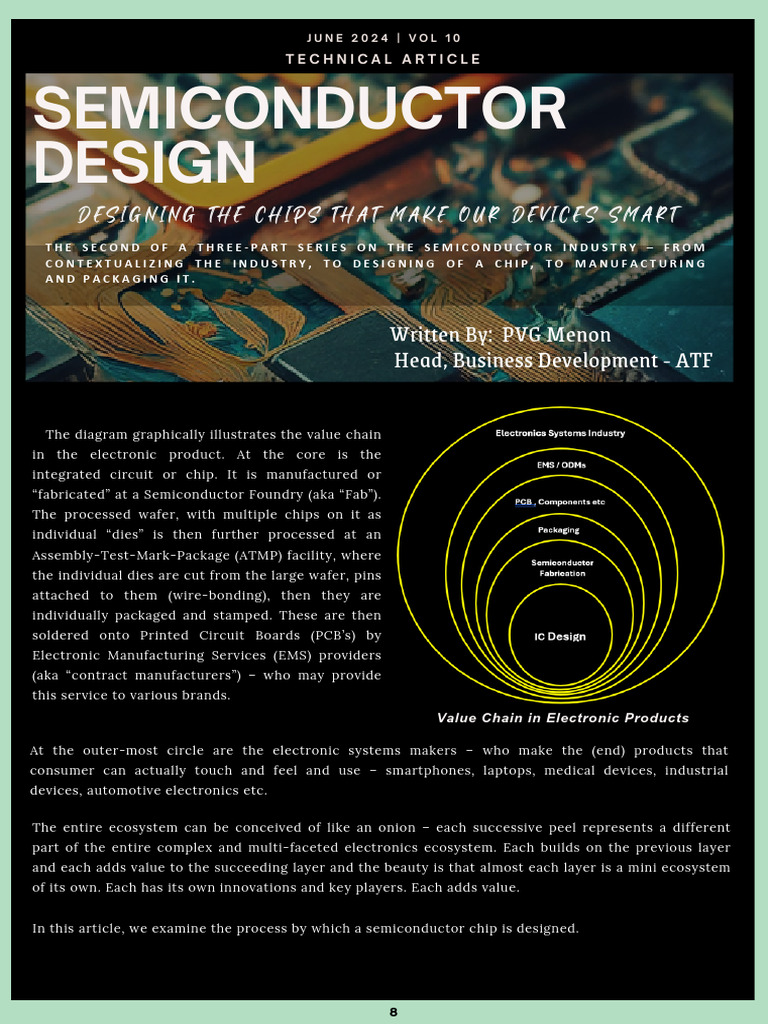 Semiconductor Chip Design Process | PDF | Integrated Circuit | Circuit ...