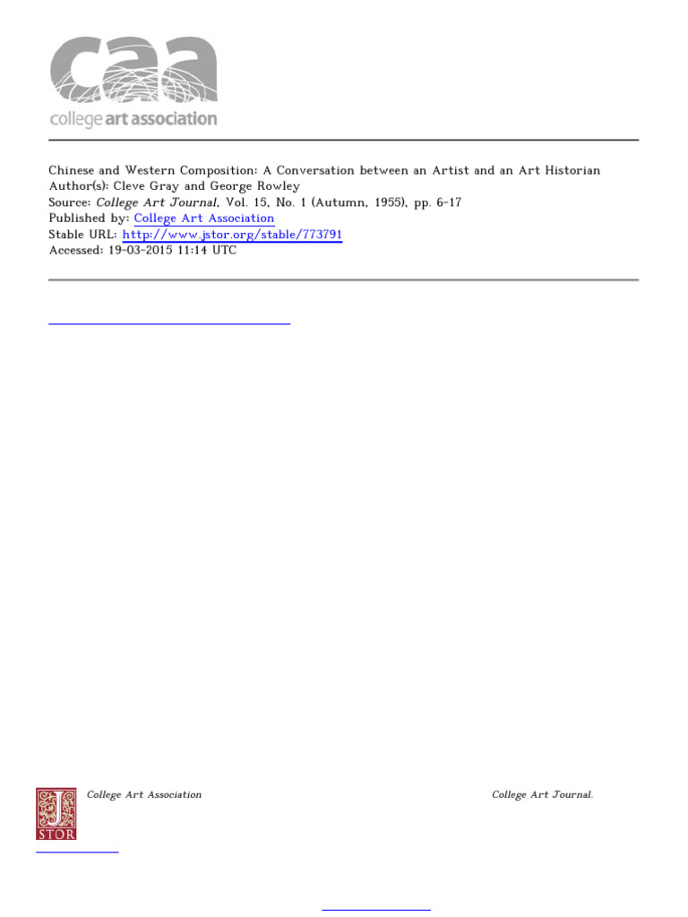 Chinese vs. Western Art Composition | PDF | Paintings
