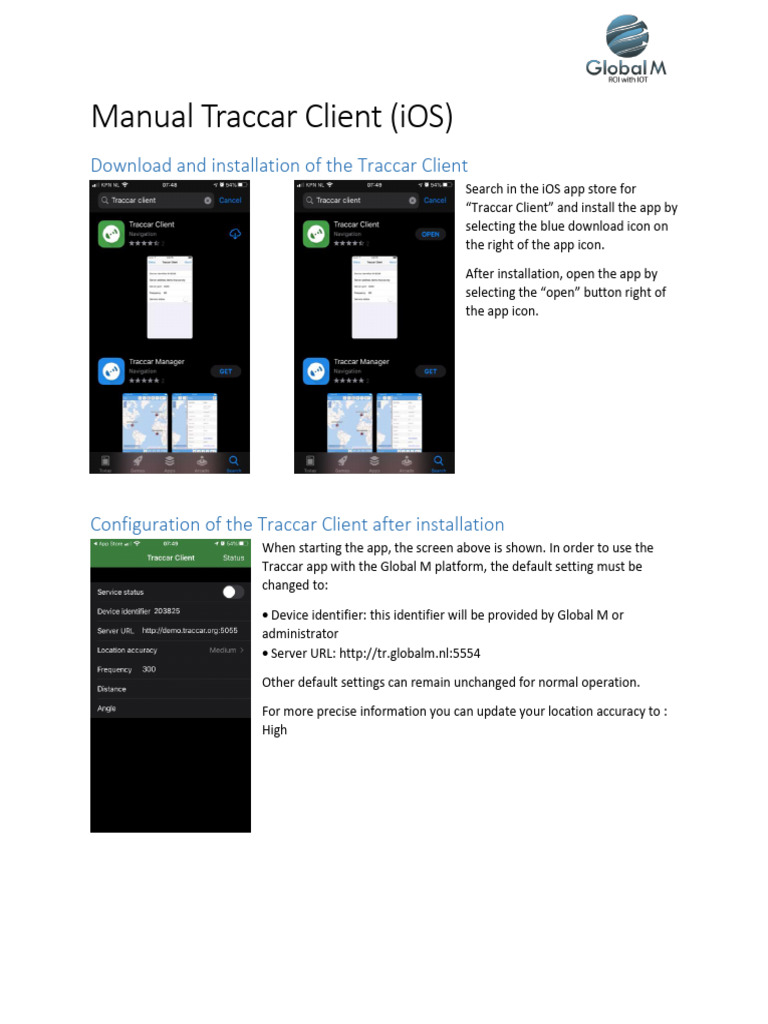 Manual Traccar Client | PDF | Mobile App | Ios