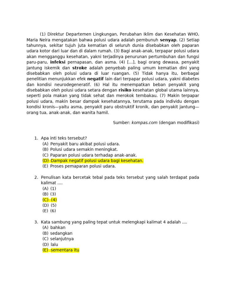 GTO1 - Kemampuan Memahami Bacaan Dan Menulis | PDF