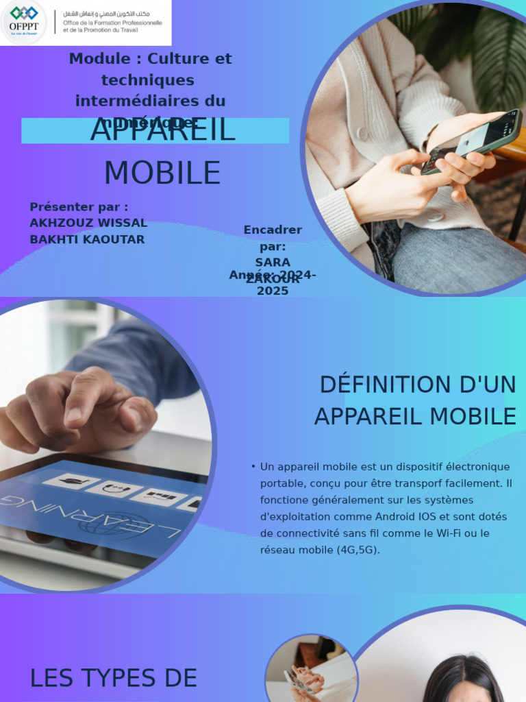 Définition et Importance de l'Appareil Mobile | PDF