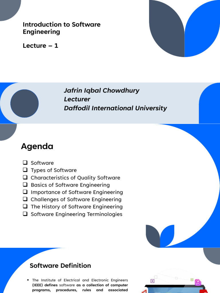 Introduction to Software Engineering | PDF | Software | Software ...