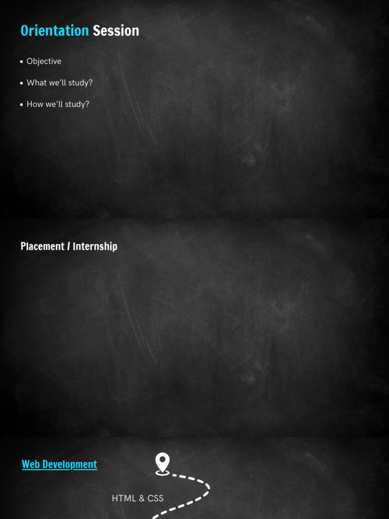 Web Dev Orientation & Schedule | PDF
