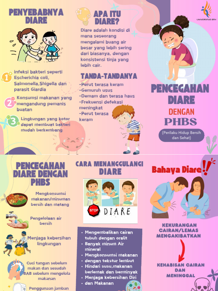 Leaflet Tentang Diare | PDF | Kesehatan Holistik