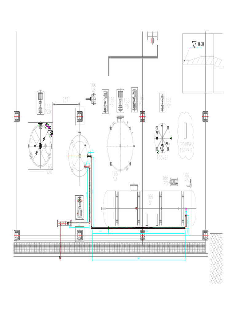 Drawing Layout Piping 1 | PDF