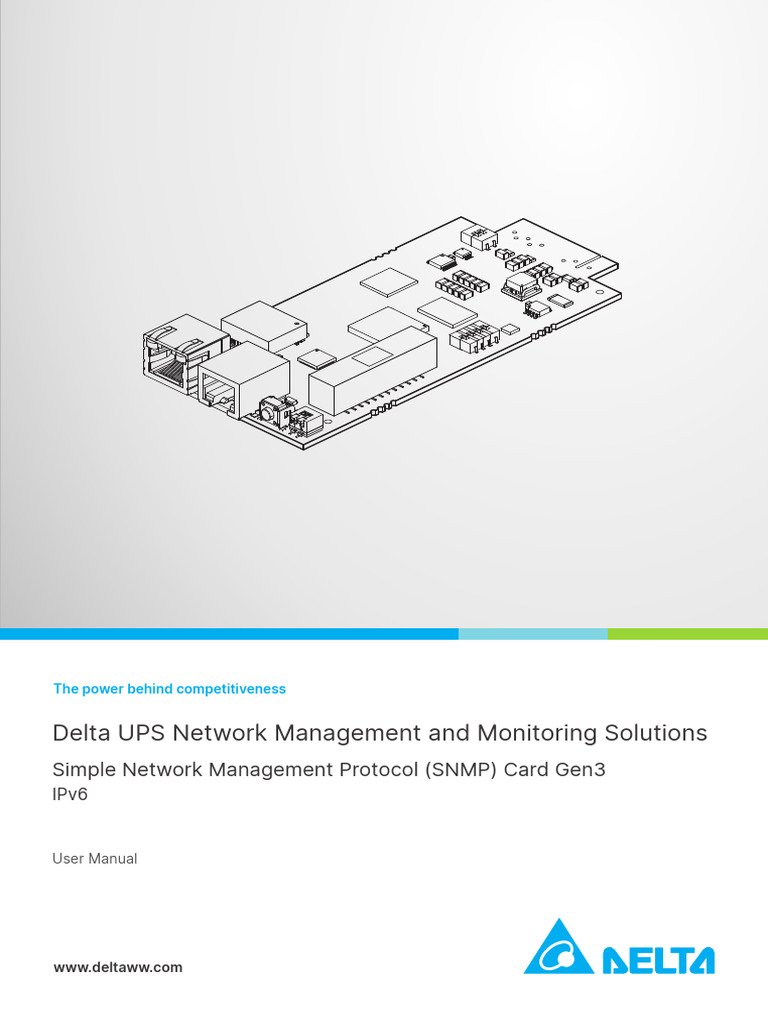Manual InsightPower SNMP-Gen3-for-IPv6-UPS en 501331510000 | PDF | Ip ...