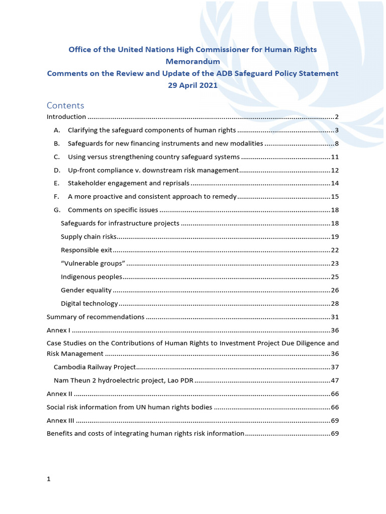 ADB SPS 29april2021 | PDF | Risk | Risk Management