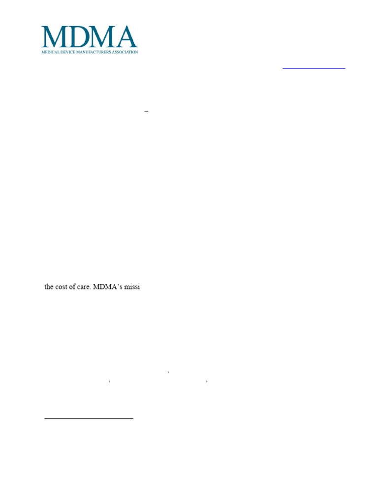 FDA 510(k) Predicate Device Guidance Comments | PDF | Federal Food ...