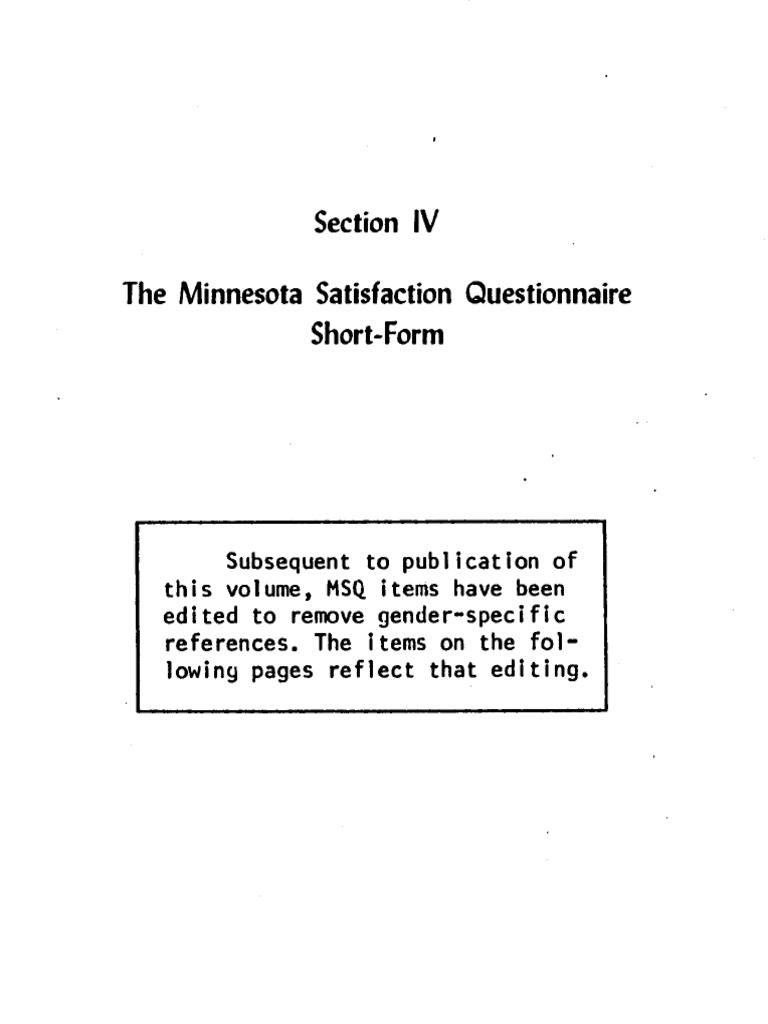MSQ Manual-115-125 | PDF