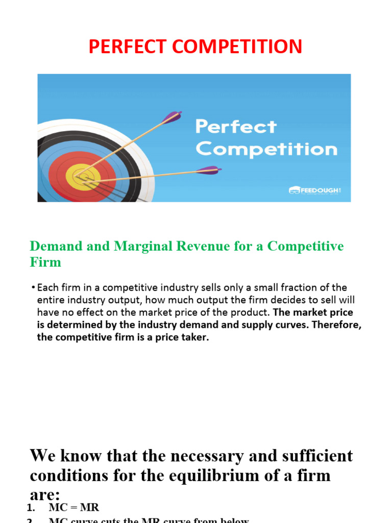 Perfect Competition | PDF | Perfect Competition | Demand