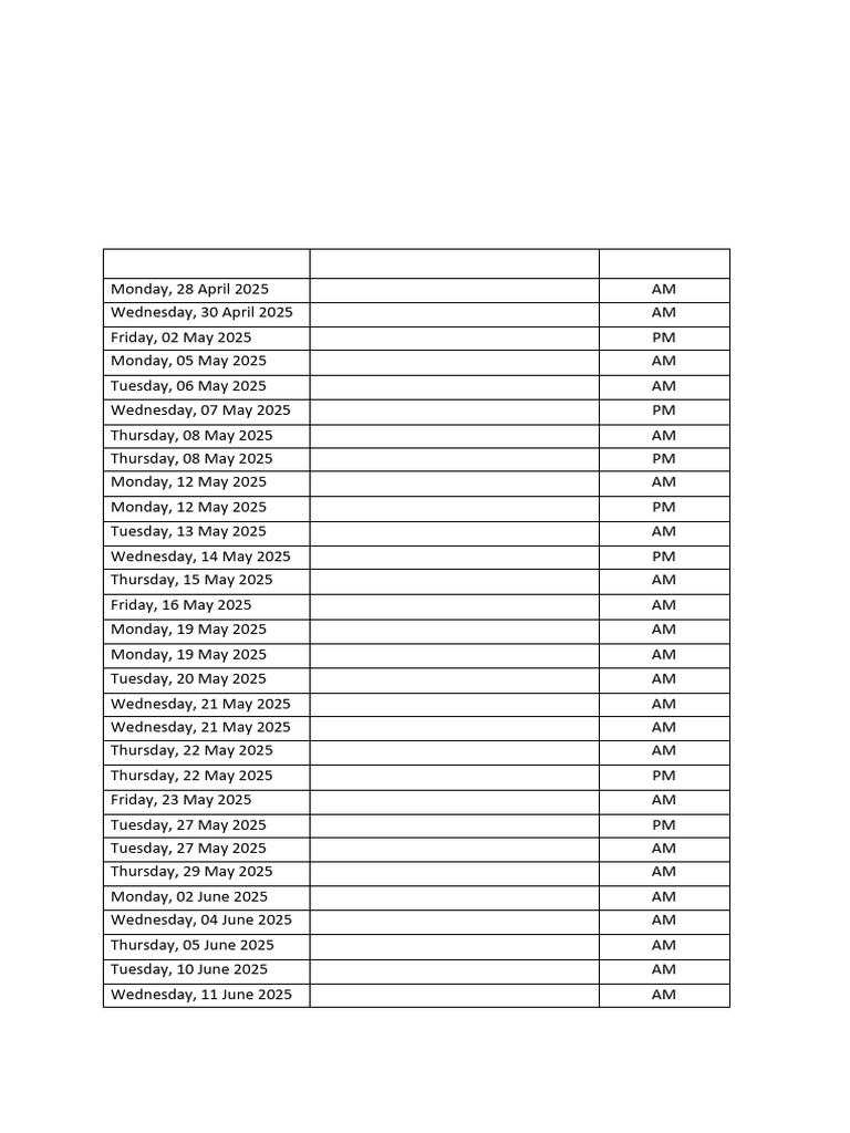 GCE O Level Timetable May-June 2025 | PDF | Art | Science & Mathematics