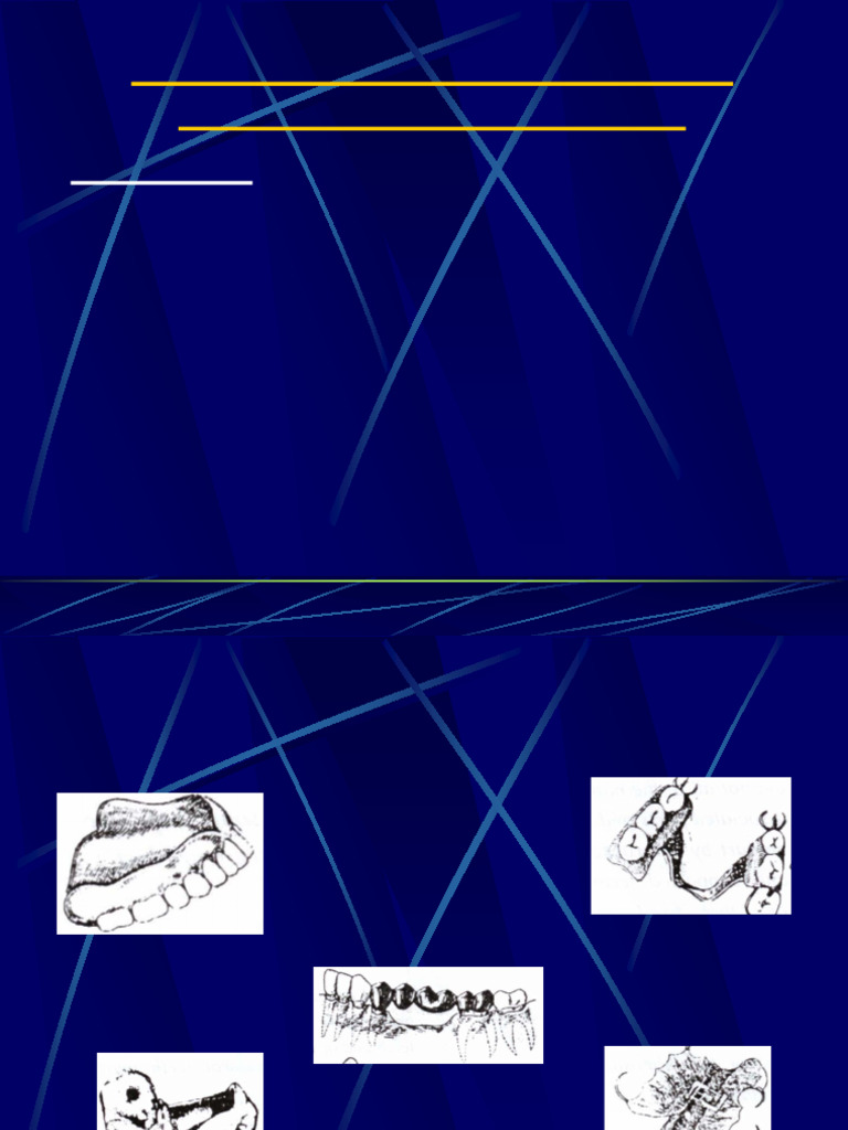 1 - Introduction To CD Prostho. | PDF | Dentures | Dentistry Branches