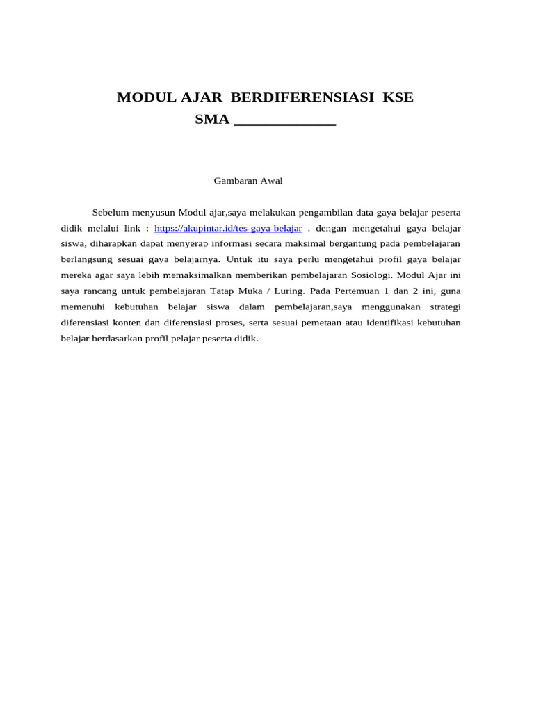Modul Ajar Pengendalian Sosial Balank | PDF | Karier & Perkembangan ...