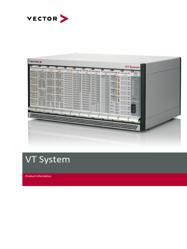 VT System Product Information | PDF | Analog To Digital Converter | Relay